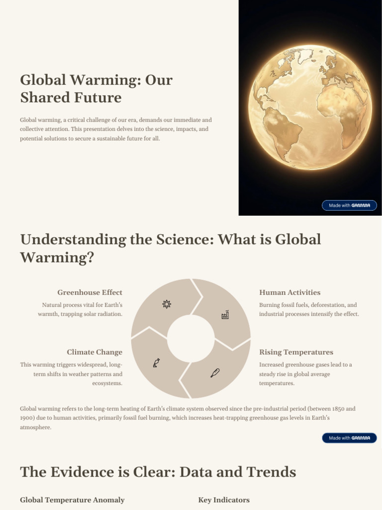 Global-Warming-Our-Shared-Future | PDF | Climate Change | Climate ...