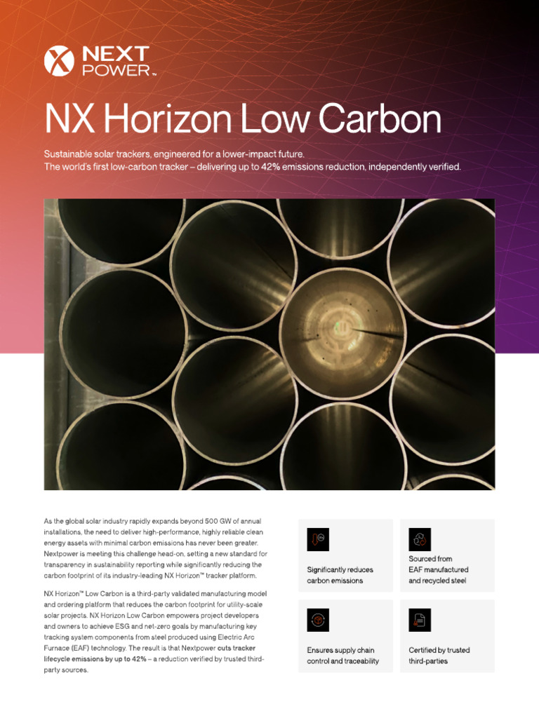 Nxp Datasheet Nx Horizon Low Carbon Final | PDF | Life Cycle Assessment ...