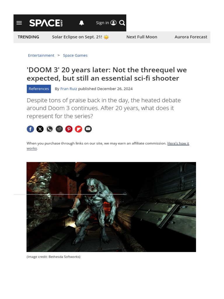 Revisiting Doom 3: 20 Years Later | PDF | Video Games