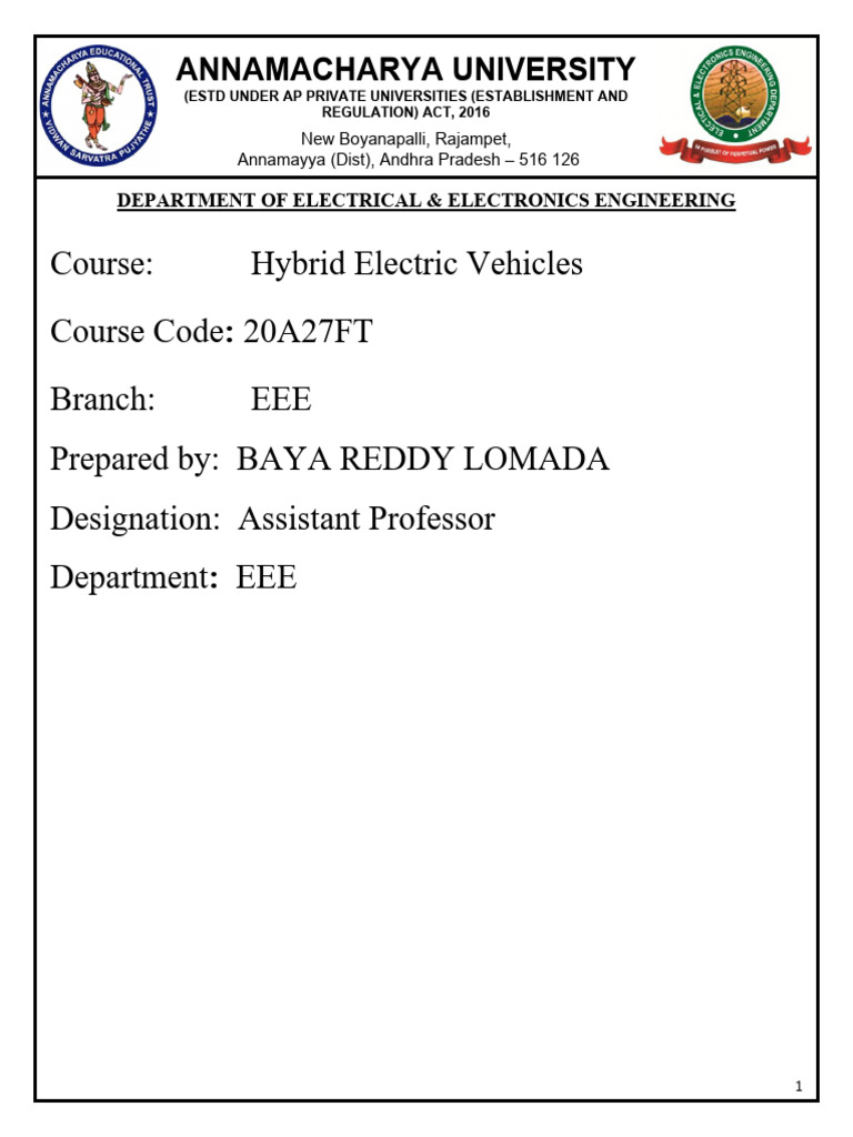 9.-Hybrid-Electric-Vehicle | PDF | Hybrid Vehicle | Hybrid Electric Vehicle