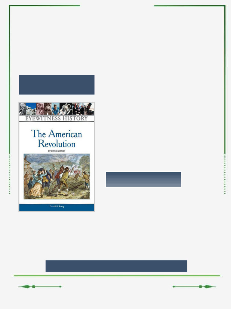 The American Revolution 2 Revised Edition David F. Burg ebook insider ...