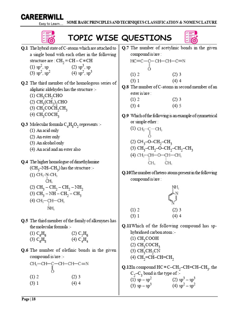 Chemistry Module 3 (English) Pages Deleted | PDF | Isomer | Chemical ...