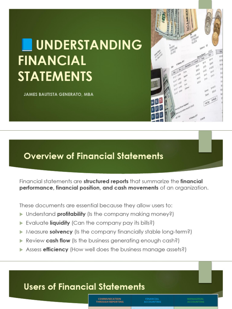 Financial Statements Explained: Key Insights | PDF | Balance Sheet ...
