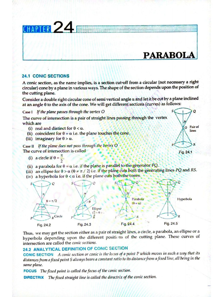 Parabola Class 11th | PDF