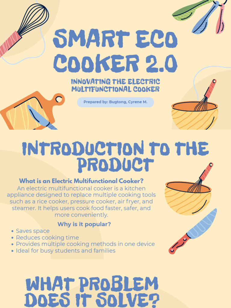 Smart Eco Cooker 2.0: Efficient Cooking Solution | PDF | Energy ...