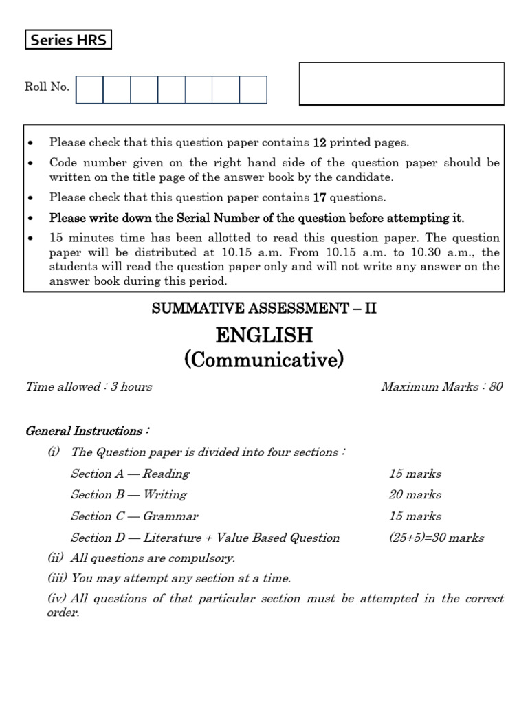 Summative Assessment II: English Exam Guide | PDF | Organic Foods