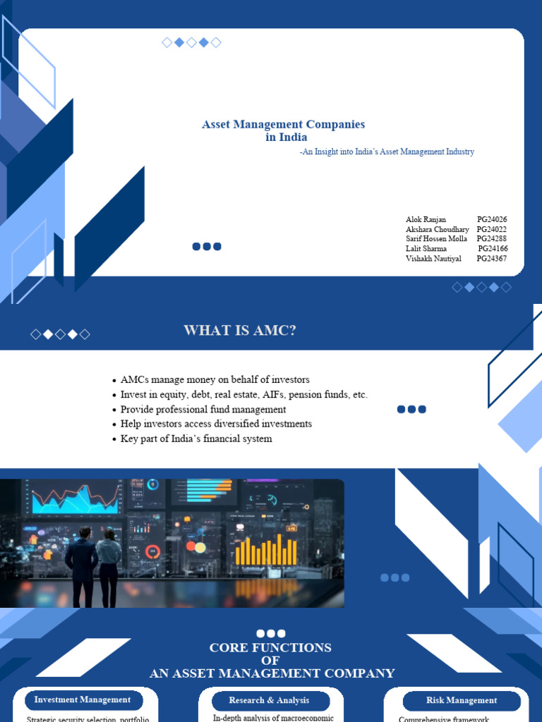 AMC (3) | PDF | Mutual Funds | Exchange Traded Fund