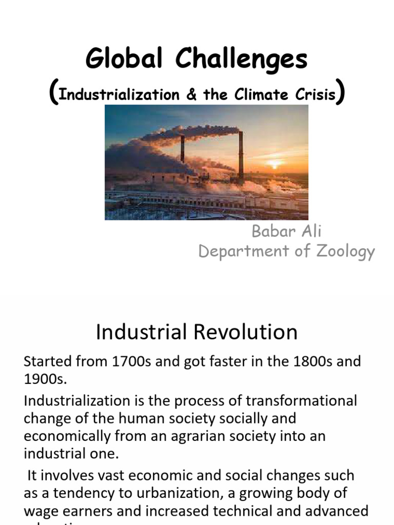 Industrialization's Climate Impact | PDF