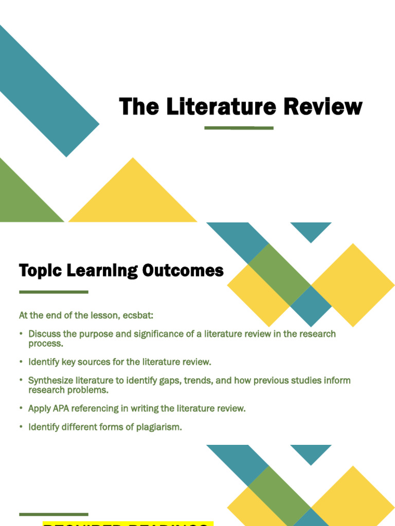 Essential Guide to Literature Reviews | PDF | Qualitative Research ...