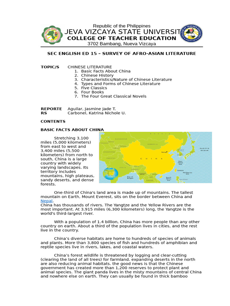 CHINESE LITERATURE | PDF | Analects | Confucius