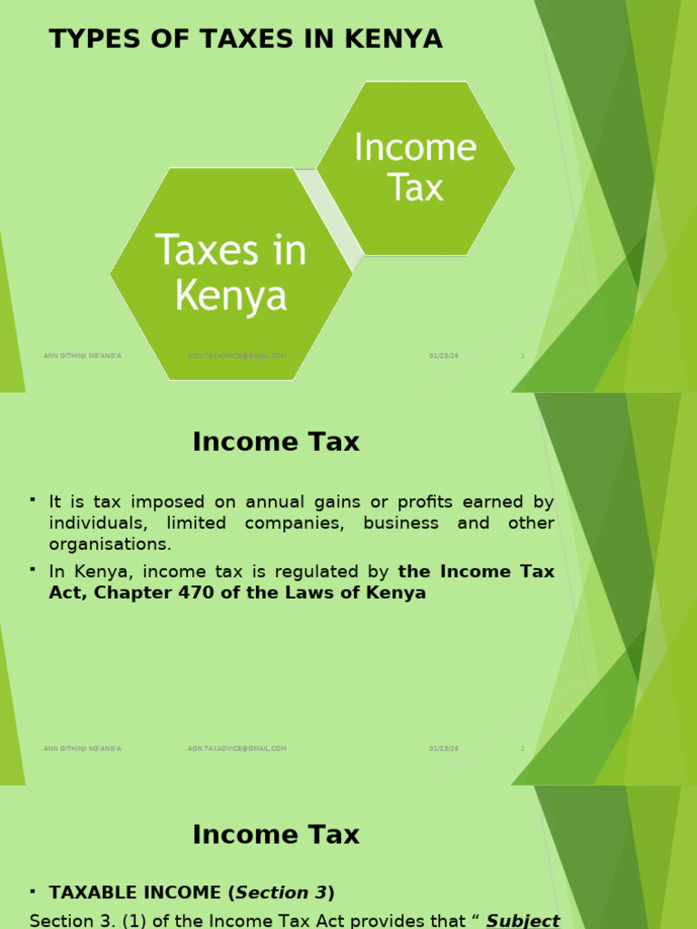 Overview of Income Tax in Kenya | PDF | Expense | Taxes