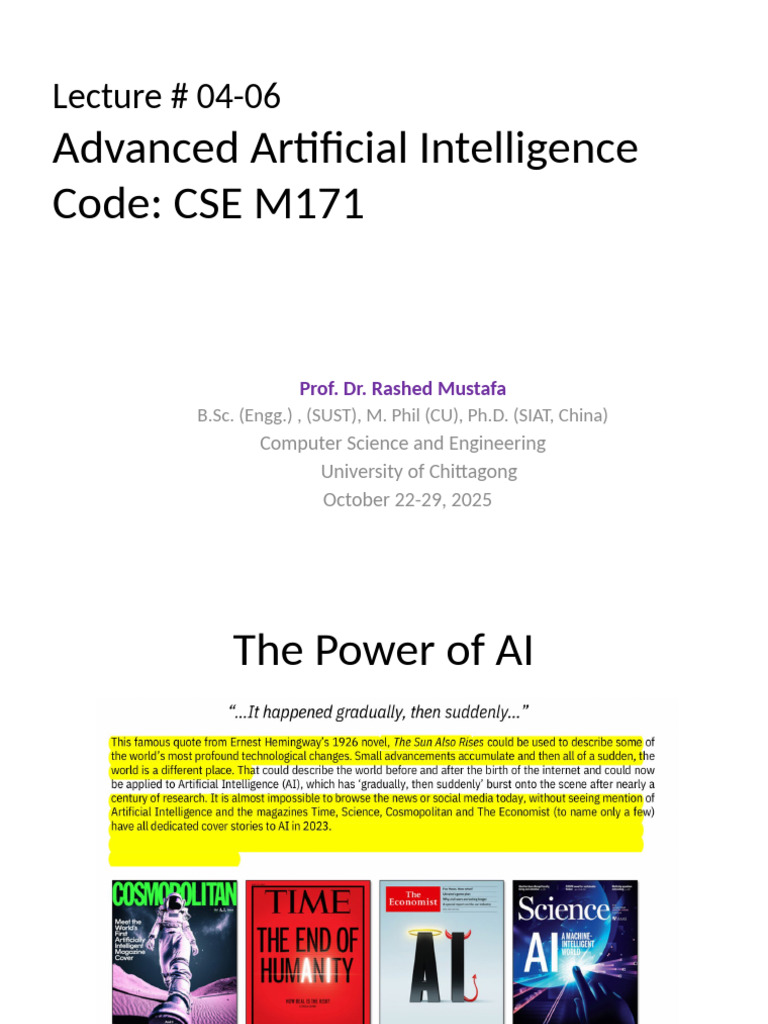 Introduction Lec 4 6 | PDF | Artificial Intelligence | Intelligence (AI ...