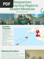BARMM Provinces and Cultural Overview | PDF | Mindanao | Earth Sciences