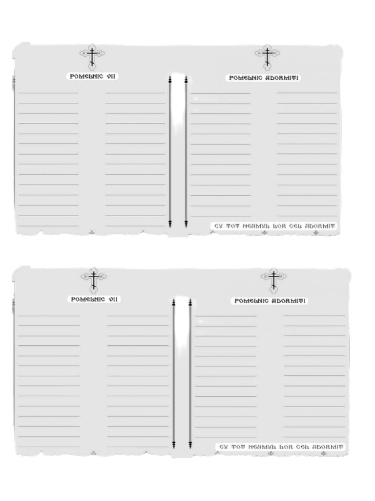 Pomelnic Vii Și Adormiți | PDF