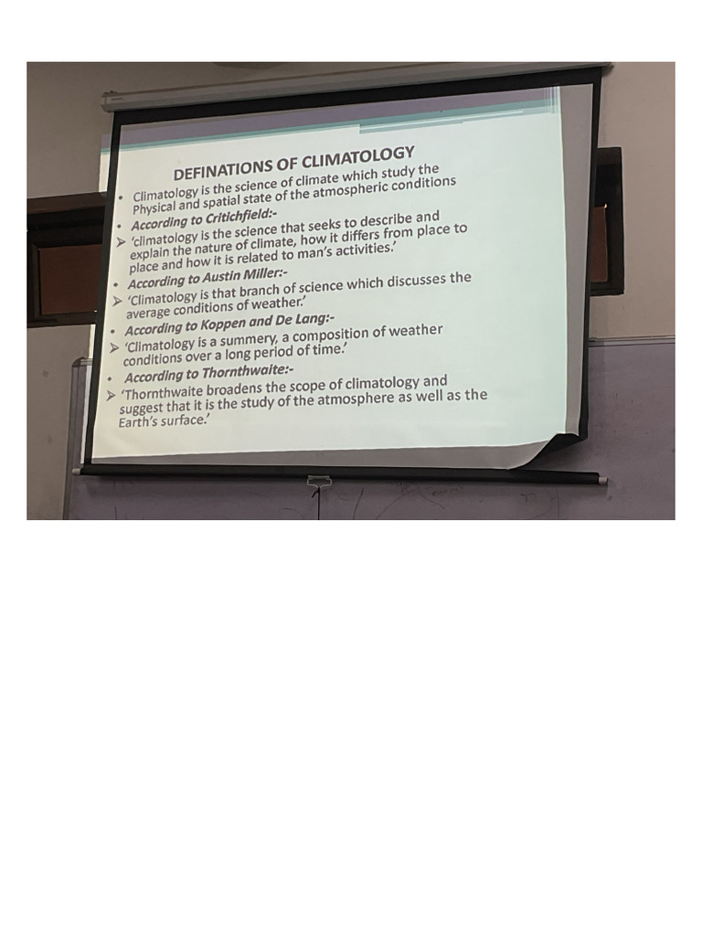 Climatology L1 | PDF