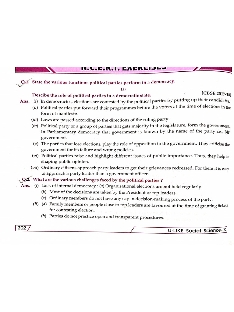 Political Parties | PDF
