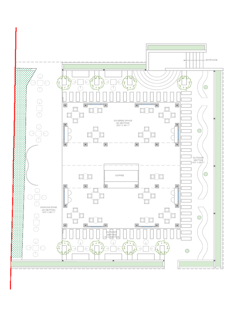 Outdoor and Covered Seating Layout | PDF