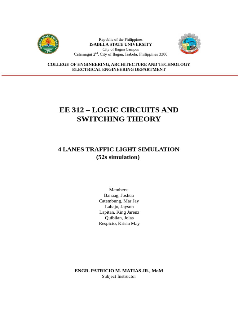 Traffic Light Paper1 1 | PDF | Computer Engineering | Electronics
