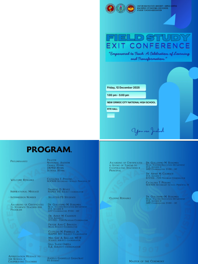 Exit Program | PDF