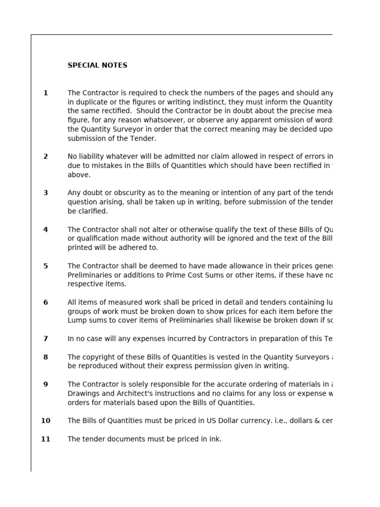 Priced BOQ for Immigration Building | PDF | Concrete | Materials