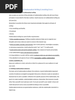 Writing Mathematics Effectively | PDF | Idea | Teaching Mathematics