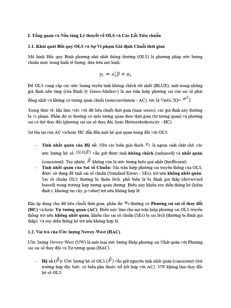 OLS Newey West | PDF