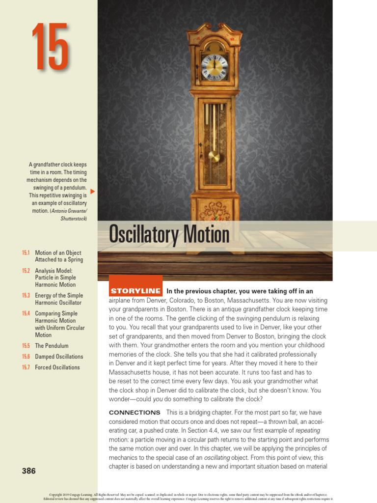 Chapter 15 Book | PDF | Frequency | Oscillation