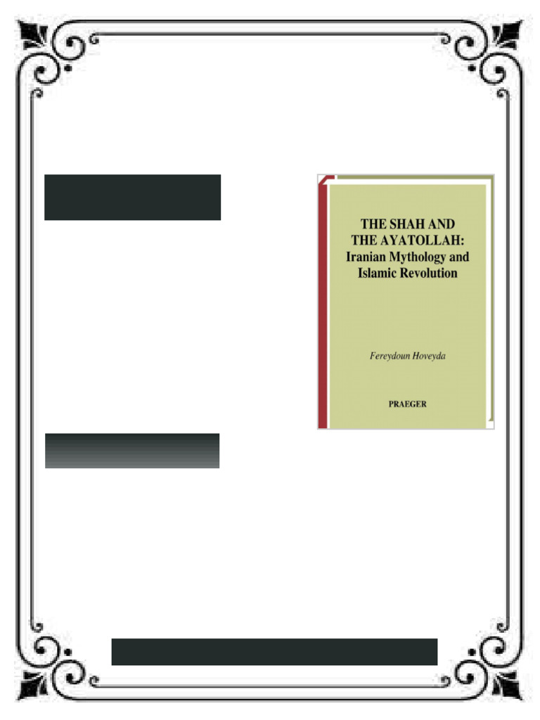 The Shah and the Ayatollah Iranian Mythology and Islamic Revolution 1st ...