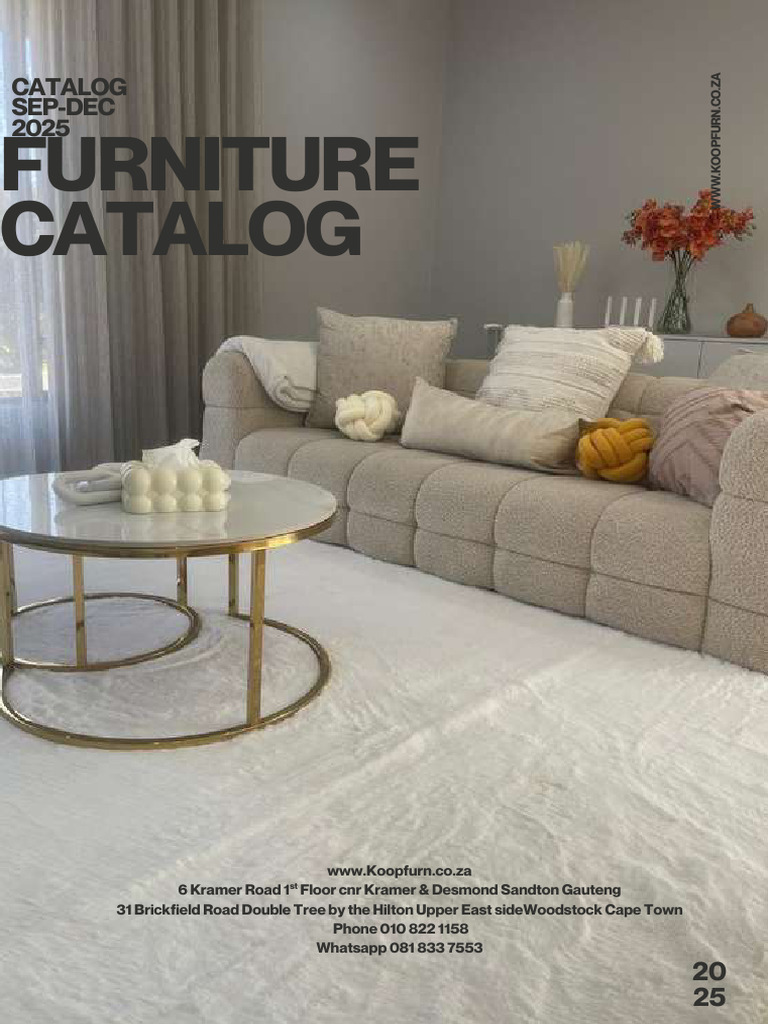 Koopfurn Premium Furniture Catalog 2025 | PDF | Furniture | Interior Design