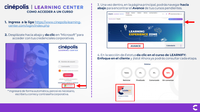 Como Acceder A Learning Center | PDF