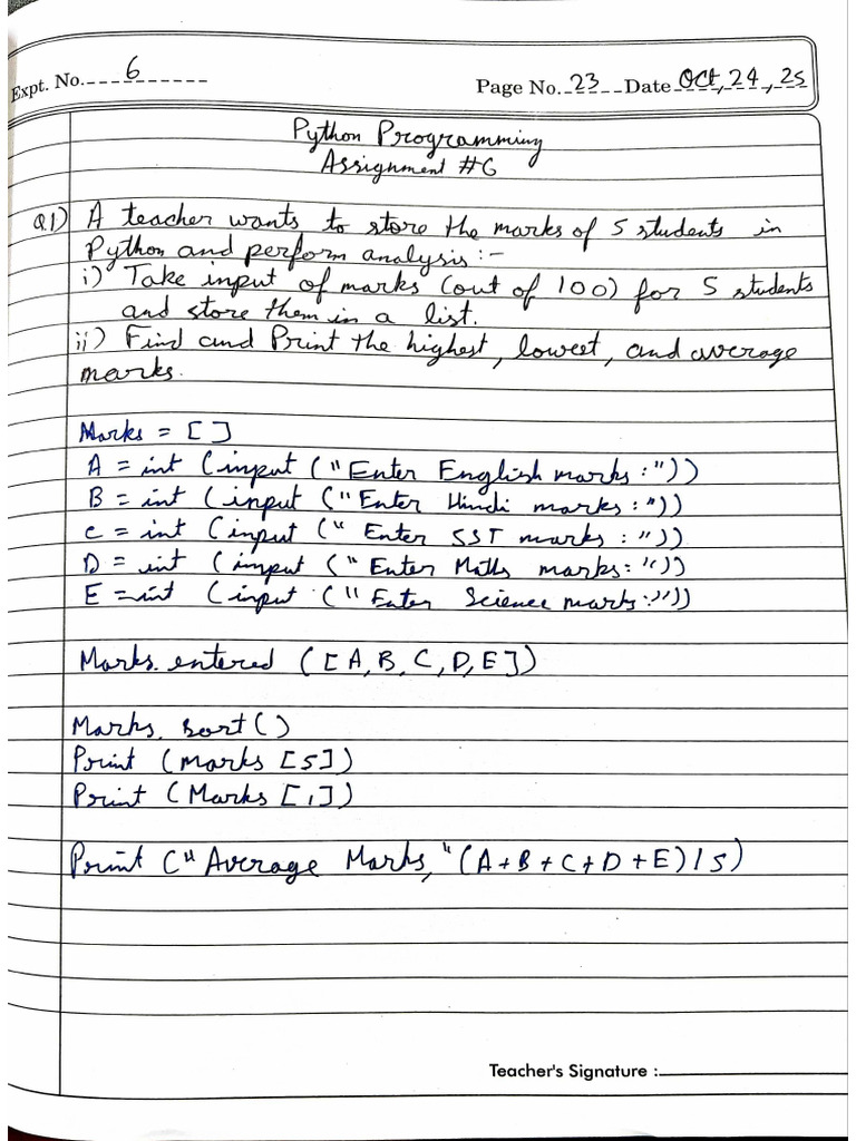 LAB ASSIGNMENT 6-7 PSP | PDF