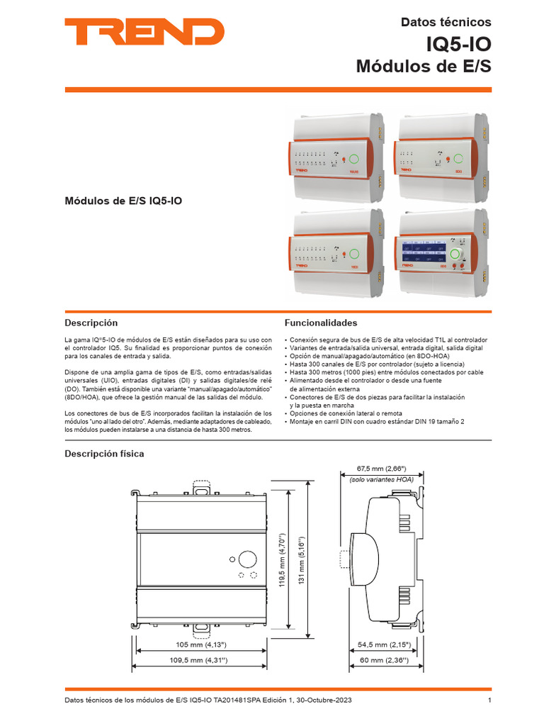 HBA-BMS-IQ5-IO-Module-ES-DataSheet | PDF