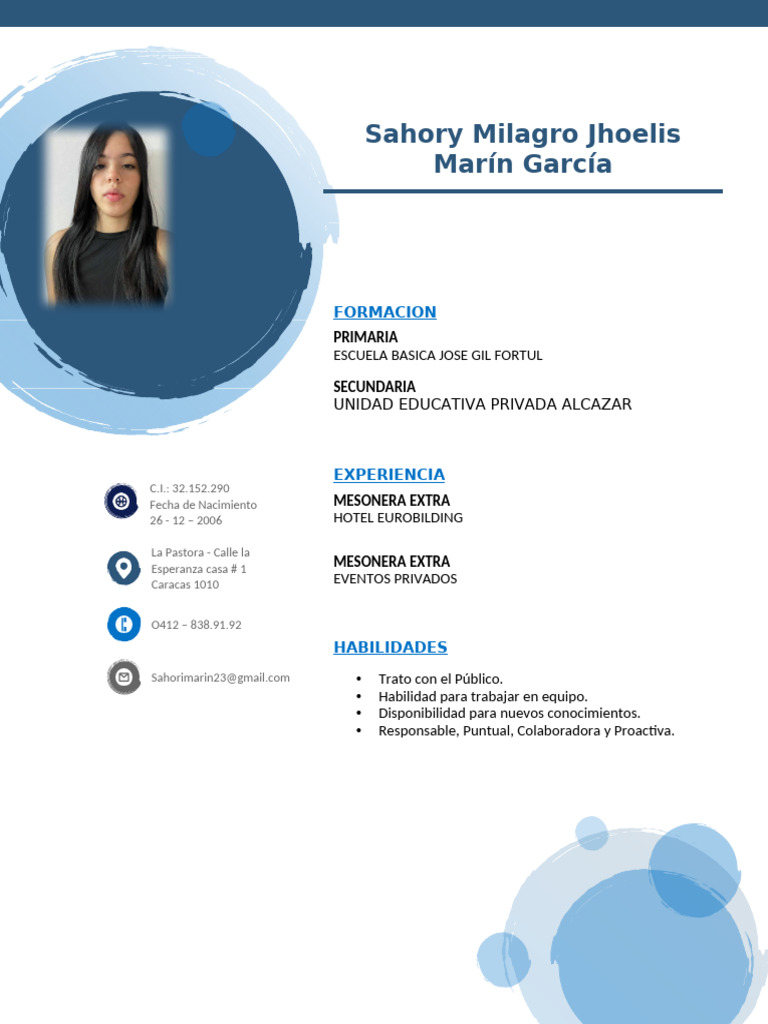 Astrid Pezua Curriculum | PDF