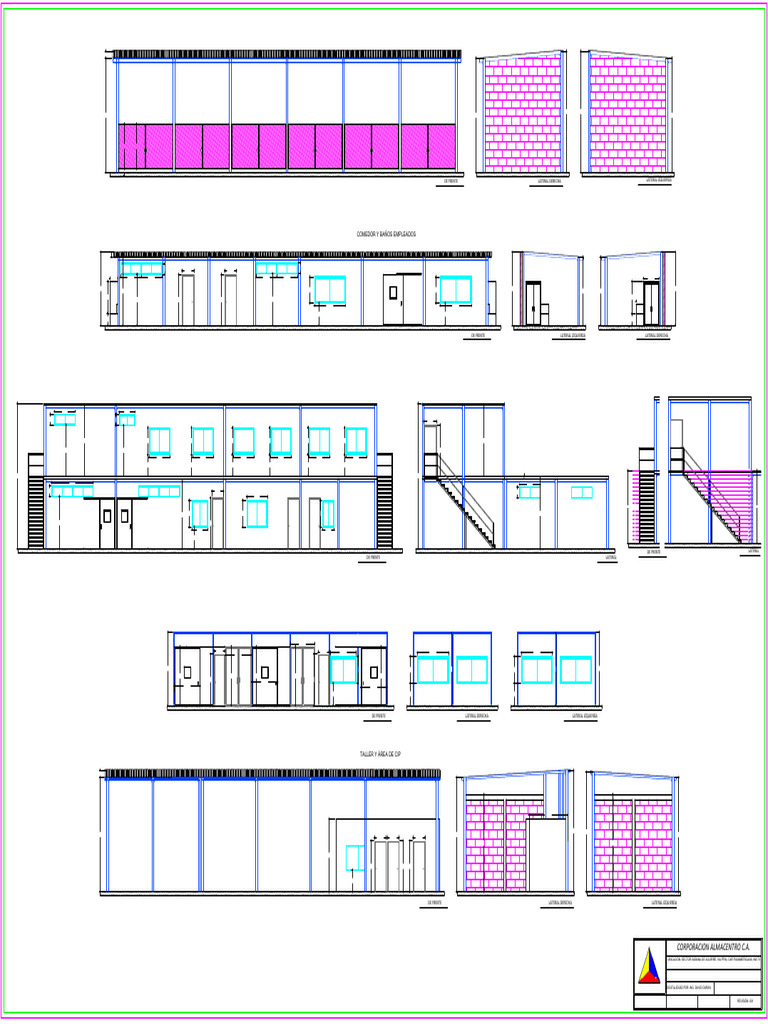 Dimensiones y Vistas de Proyecto 1:50 | PDF