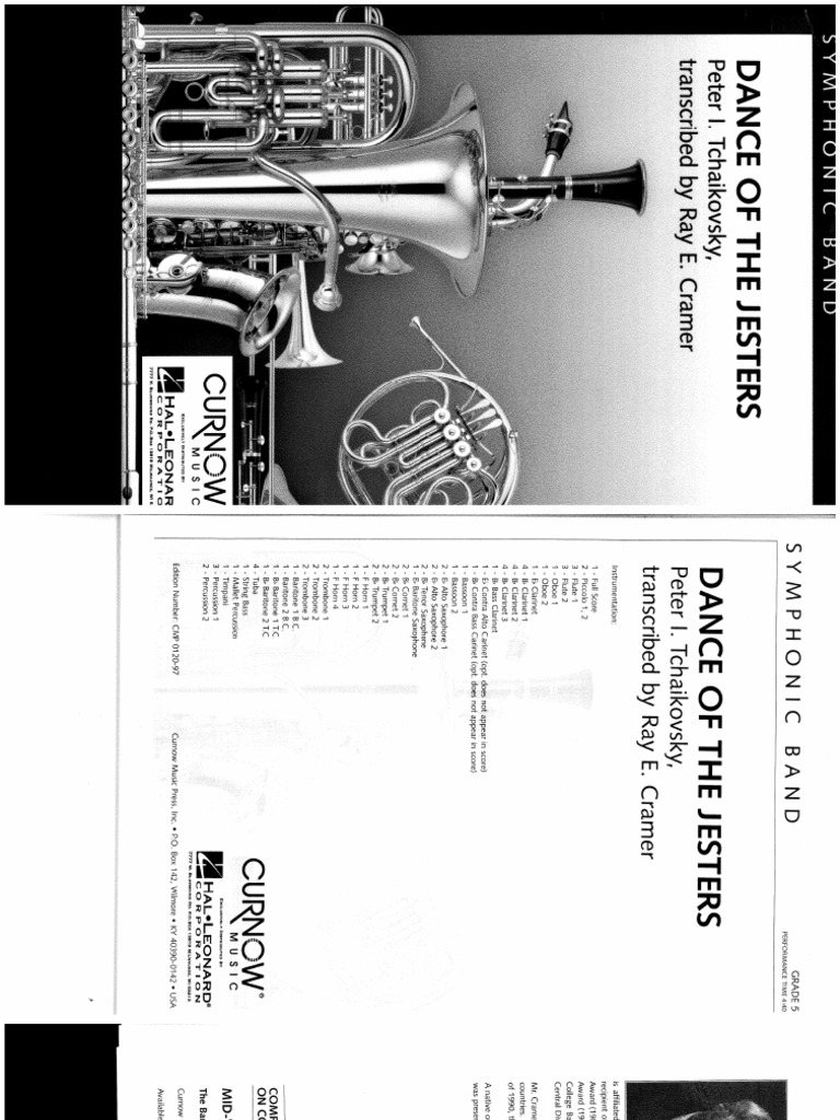 Dance of The Jesters - Score | PDF