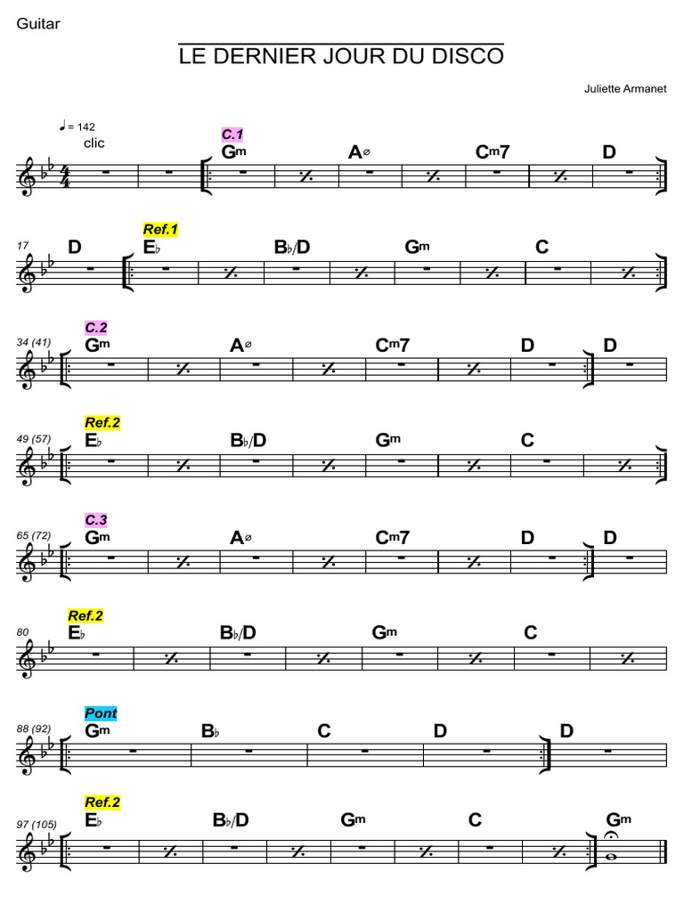 LE DERNIER JOUR DU DISCO - Structure | PDF