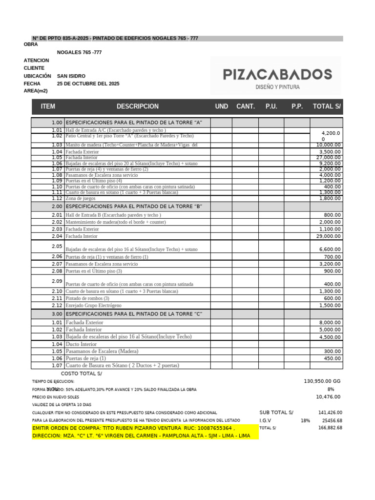 835 Pintado de Edificio Nogales 765-777 a Todo Costo | PDF | Bienes ...