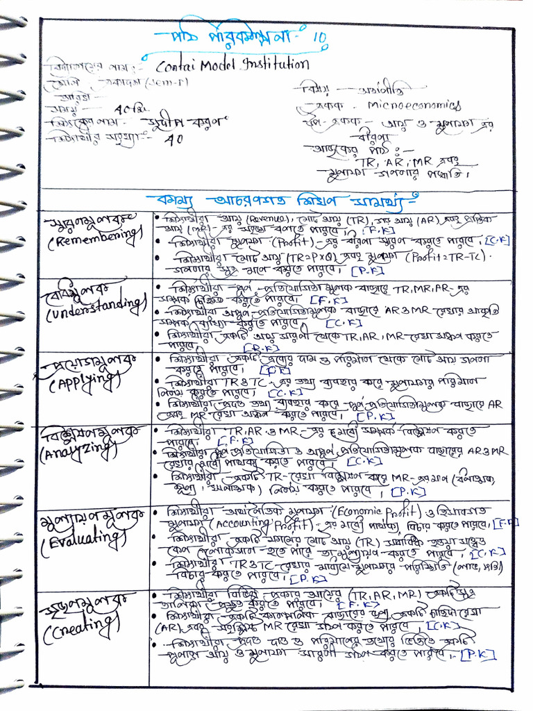 Economics Lesson Plan 2 | PDF