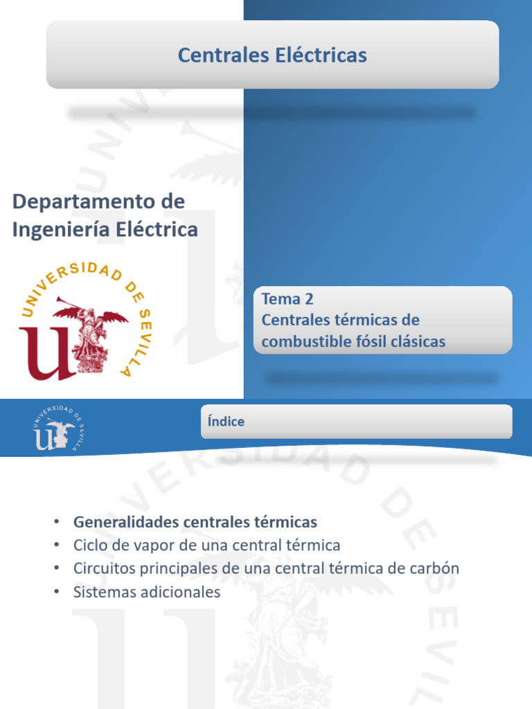 Tema 2. Centrales Térmicas_combustibles Fósiles_turbinas de Vapor | PDF ...