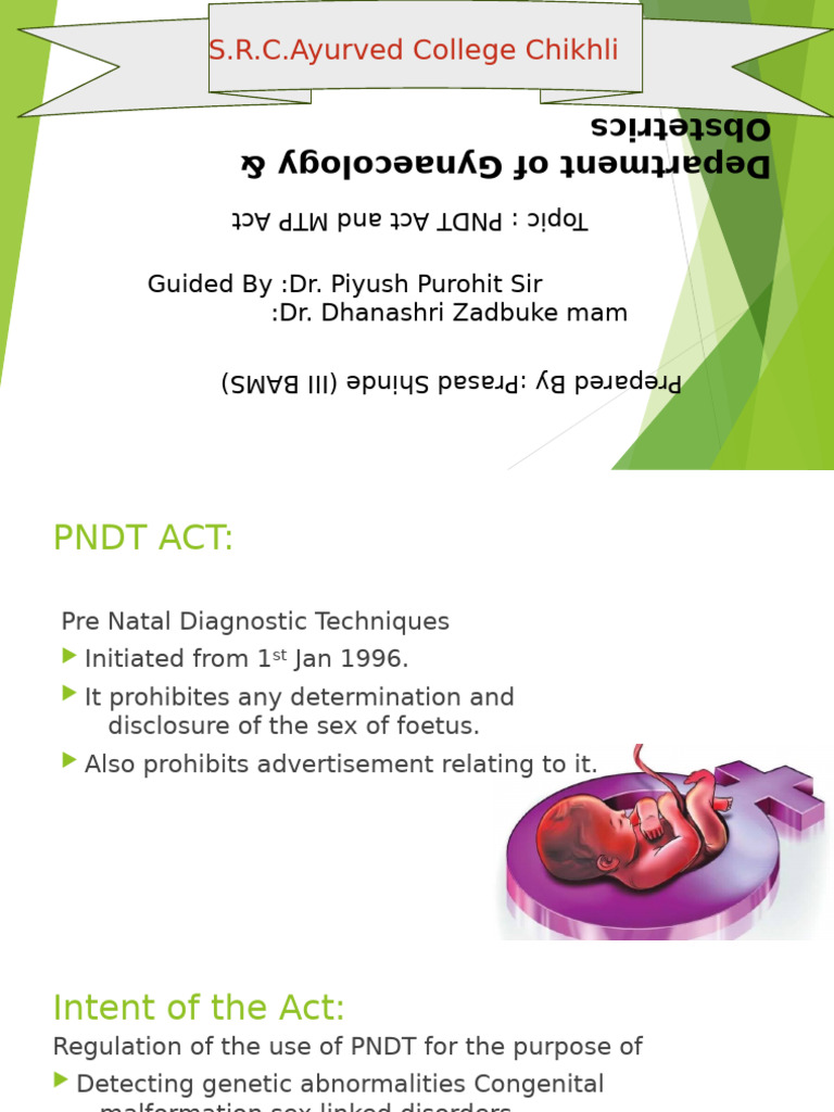 pndt act | PDF | Pregnancy | Abortion