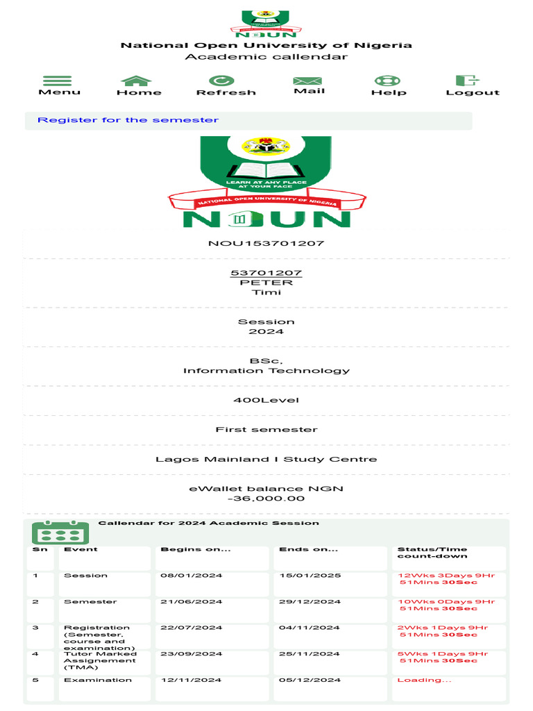 NOUN-SMS | PDF