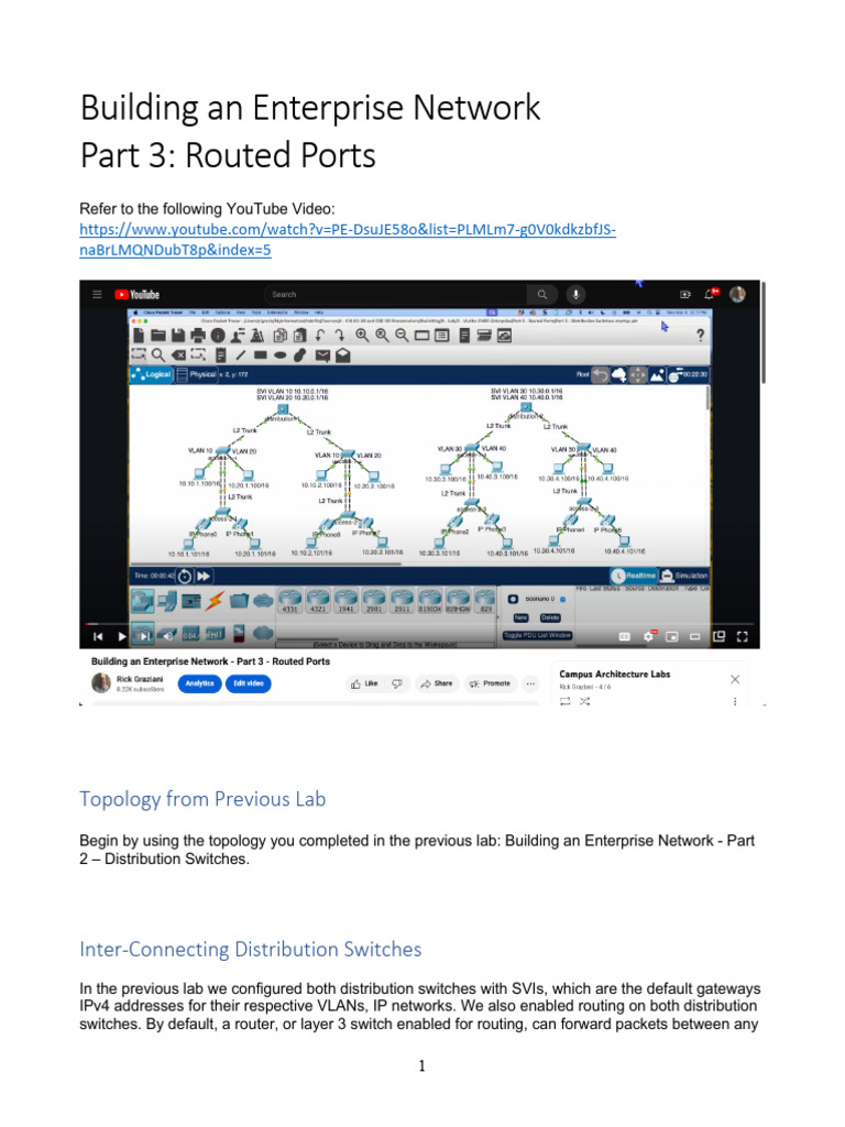 Configure Routed Ports in Networks | PDF | Ip Address | Computer Network