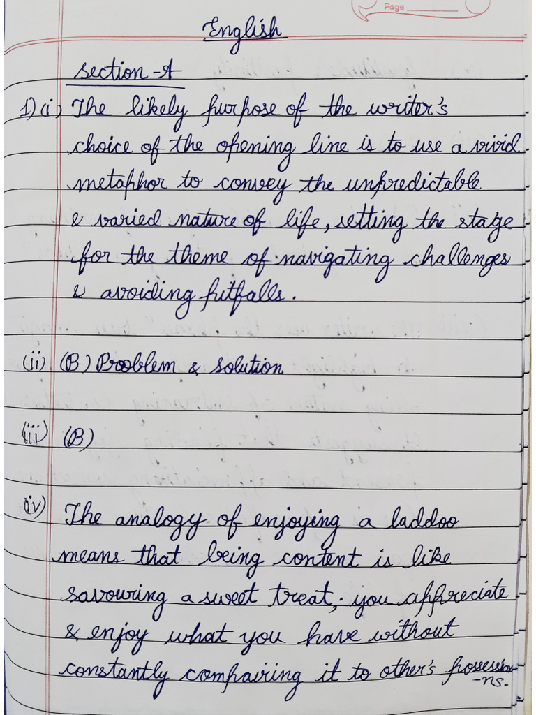 English Mock Test | PDF