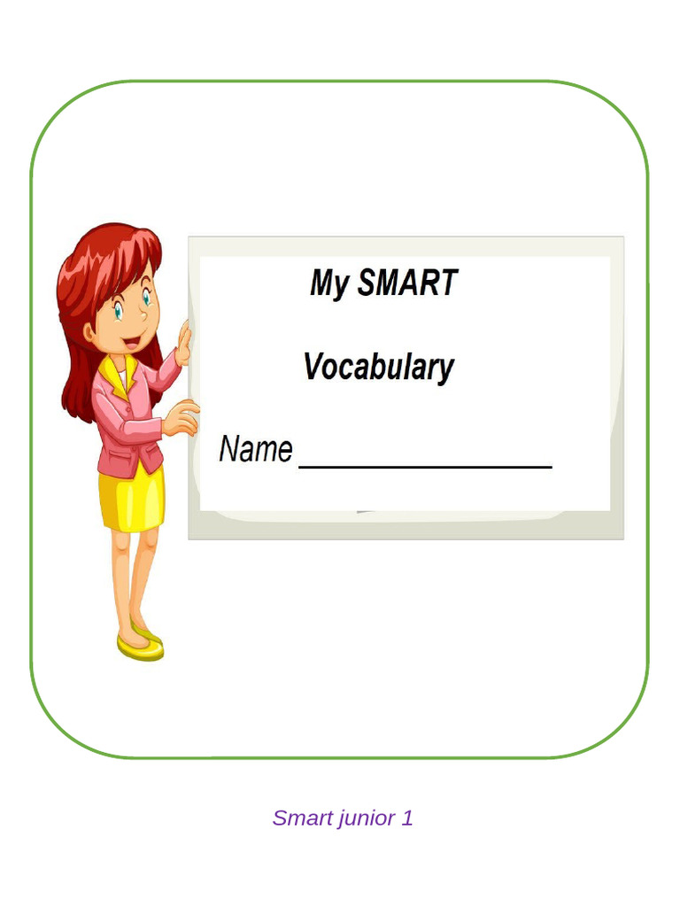My Smart Vocabulary - 1кл | PDF