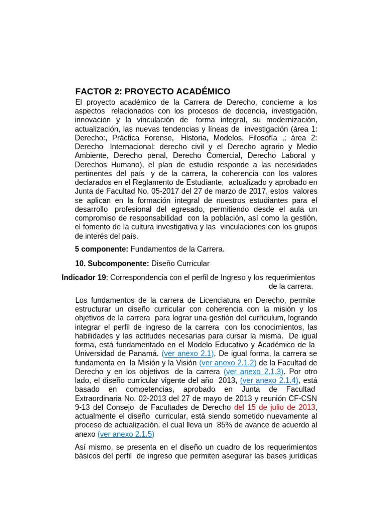 FACTOR 2 | PDF | Plan de estudios | Evaluación