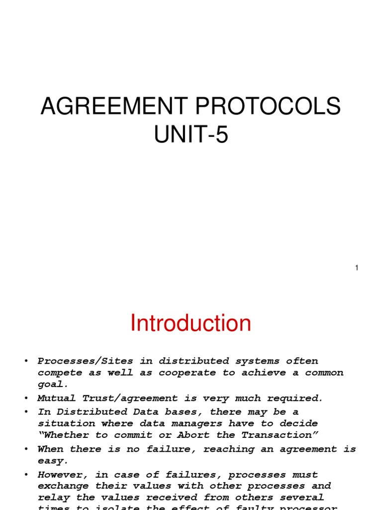 Aggrement Protocols | PDF | Message Passing | Distributed Computing