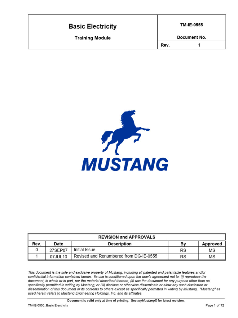 Basic Electricity | PDF | Electric Current | Voltage