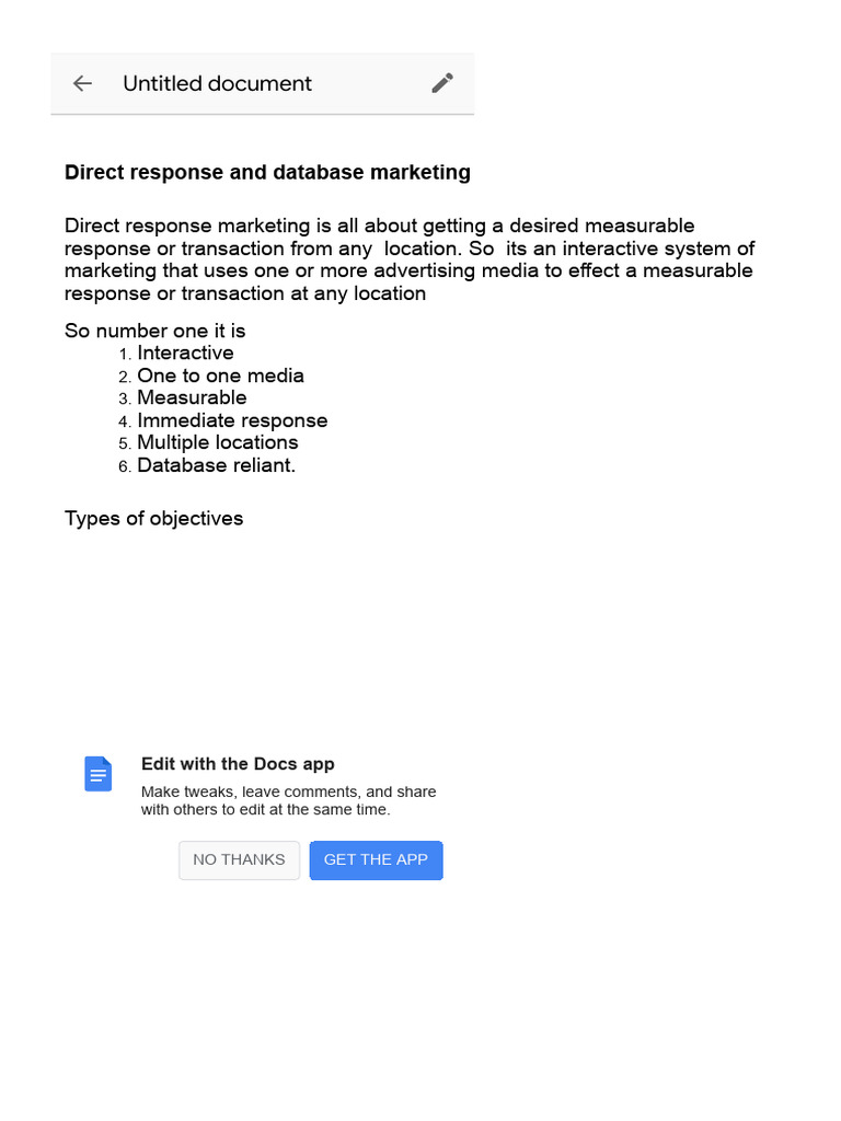 Dm Marketing 2 | PDF