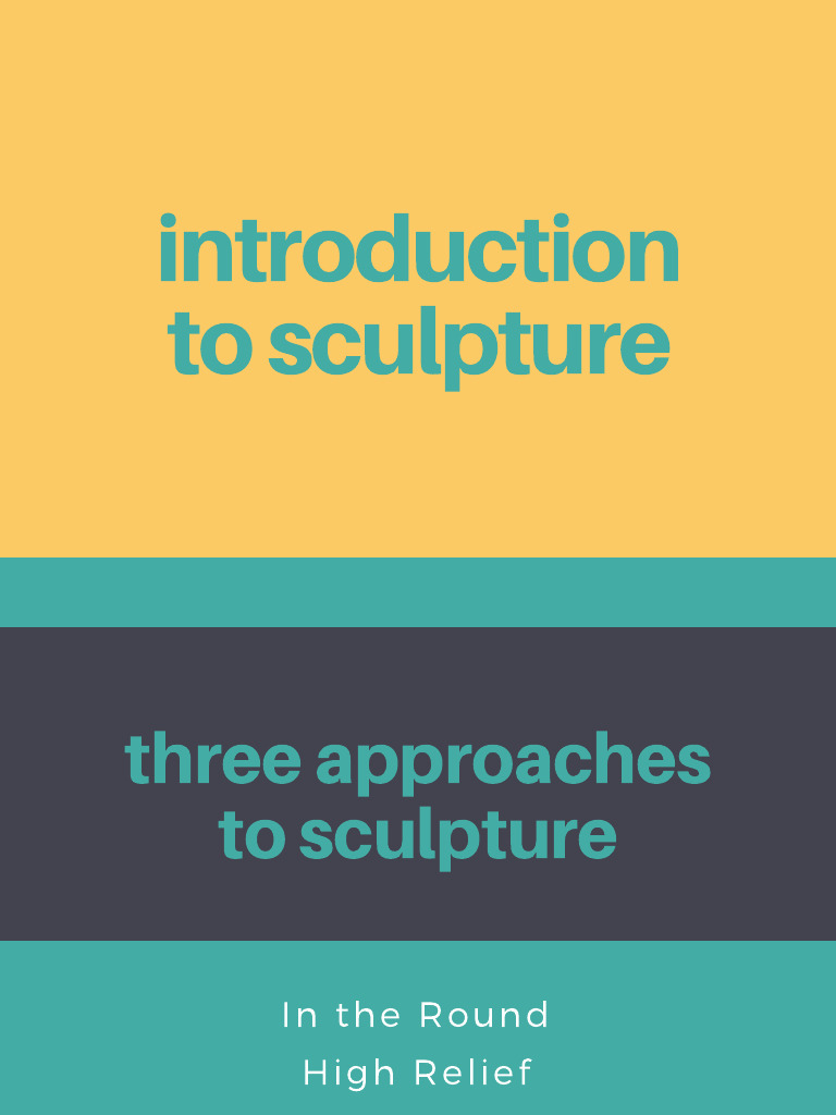 1 Introduction to Sculpture | PDF | Sculpture | Relief