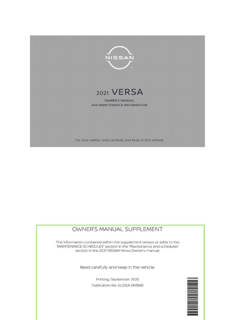 Manual Versa | PDF